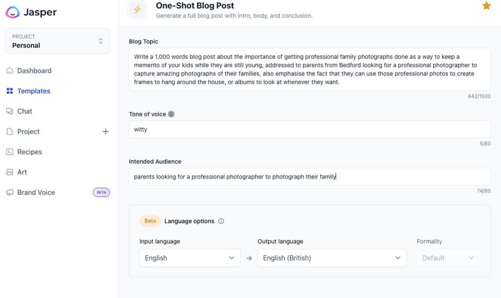 How to create blog posts for your website using AI - The Visual Network.